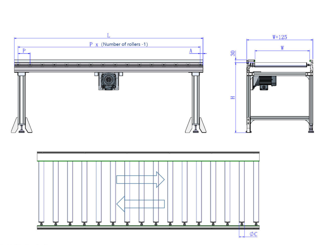 Light duty roller Conveyor - Vitrans