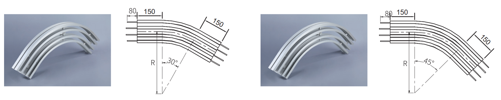 180 series horizontal curve section - Vitrans